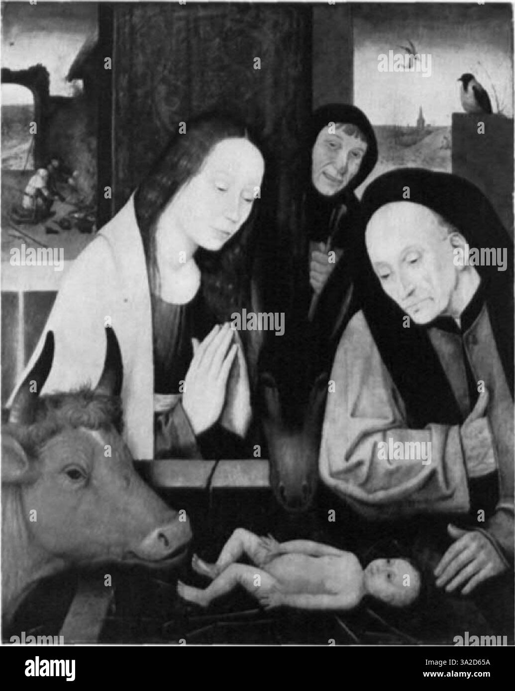 This early Netherlandish painting highlights the symbolic and religious ...