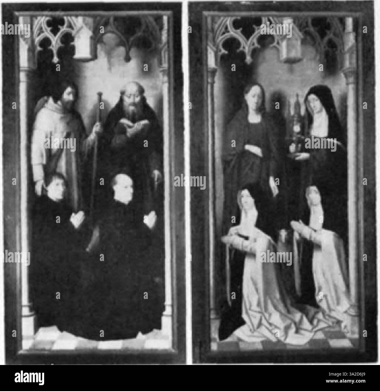 This artwork by Hans Memlinc and Gerard David presents a scene from ...