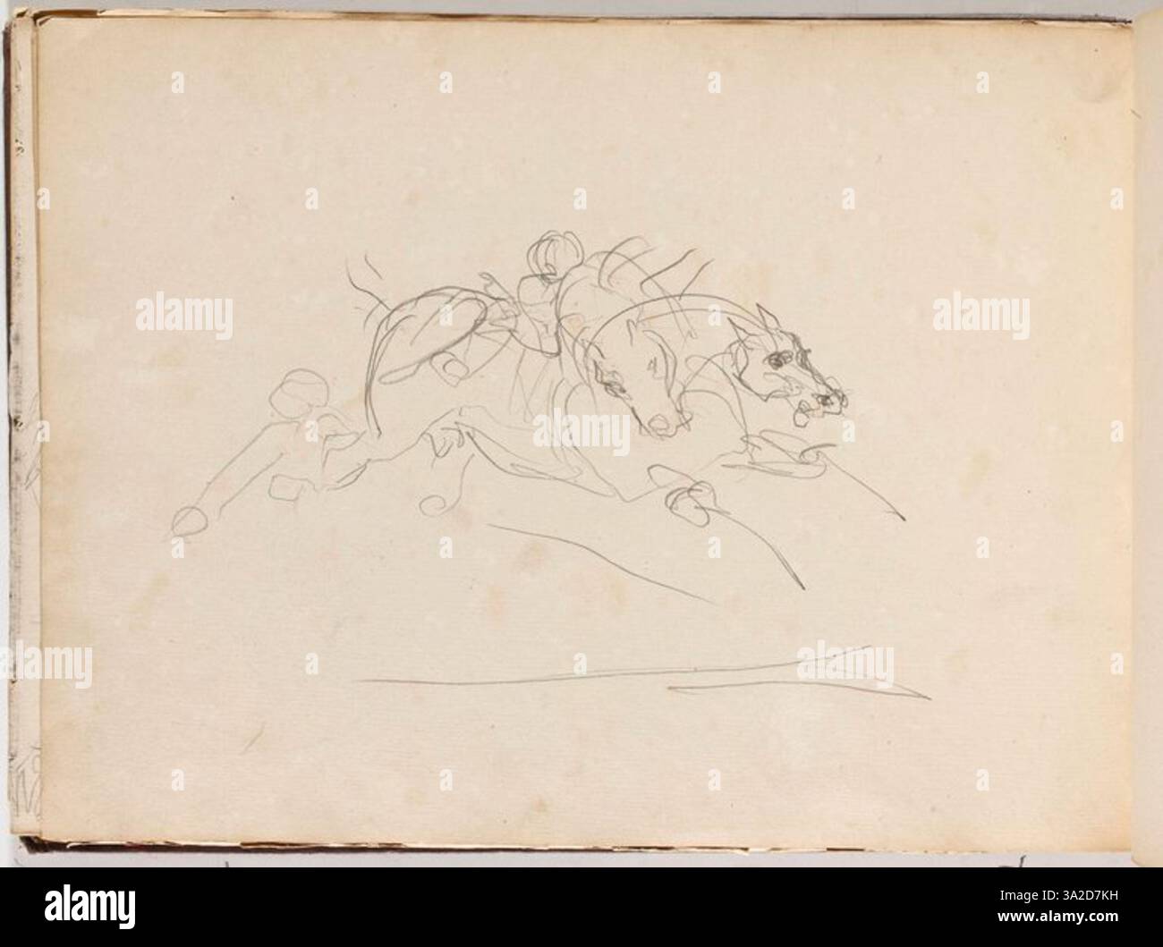This drawing, identified as RF 26054, 78, by Chassériau, captures a ...