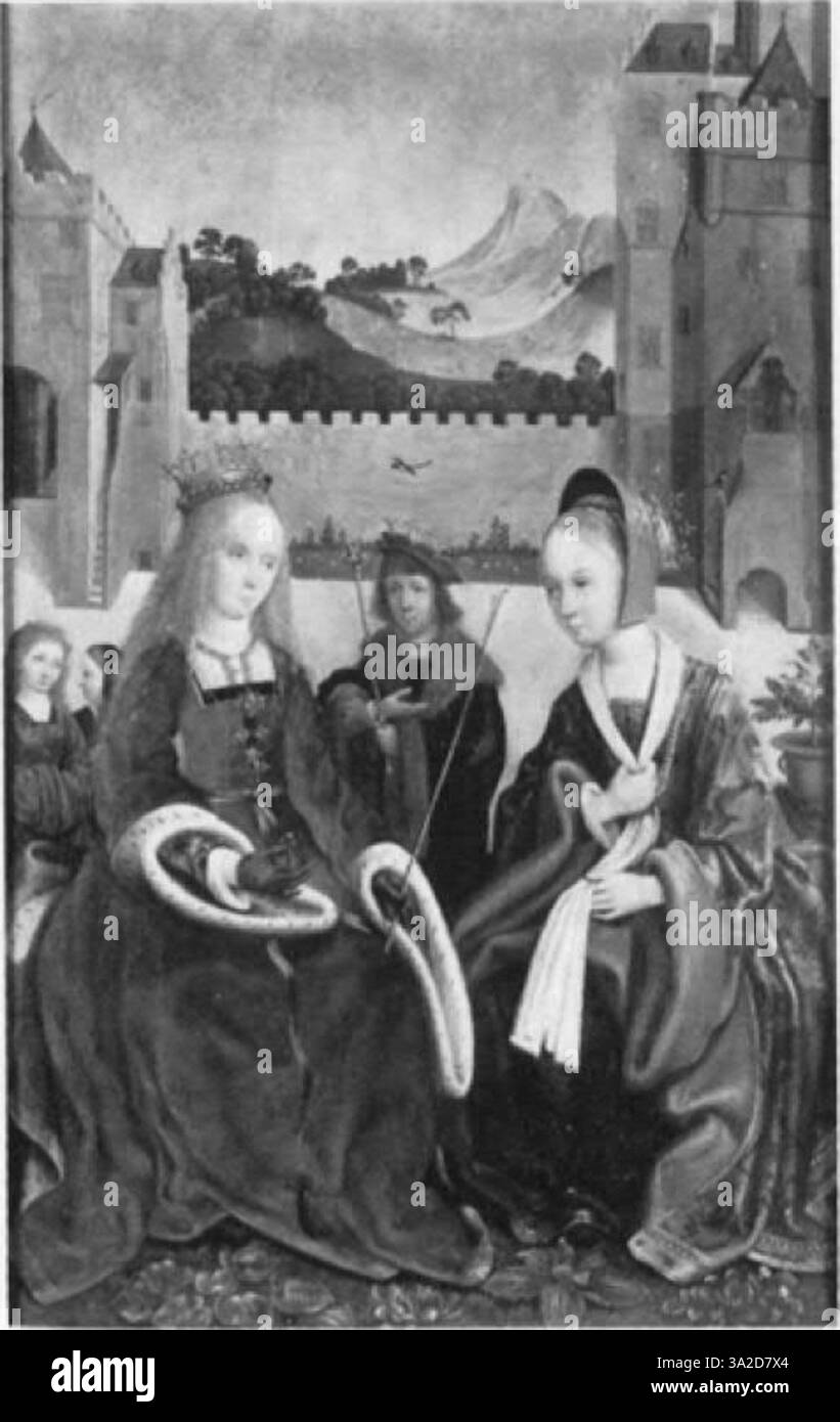 This painting features Lucas van Leyden’s meticulous attention to ...