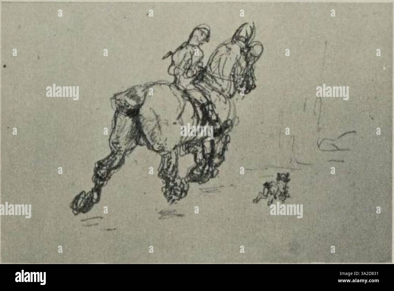 Henri de Toulouse-Lautrec presents a portrait full of movement and ...