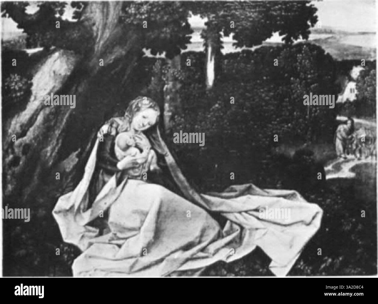 Ysenbrant’s depiction of sacred figures is rendered with elongated ...