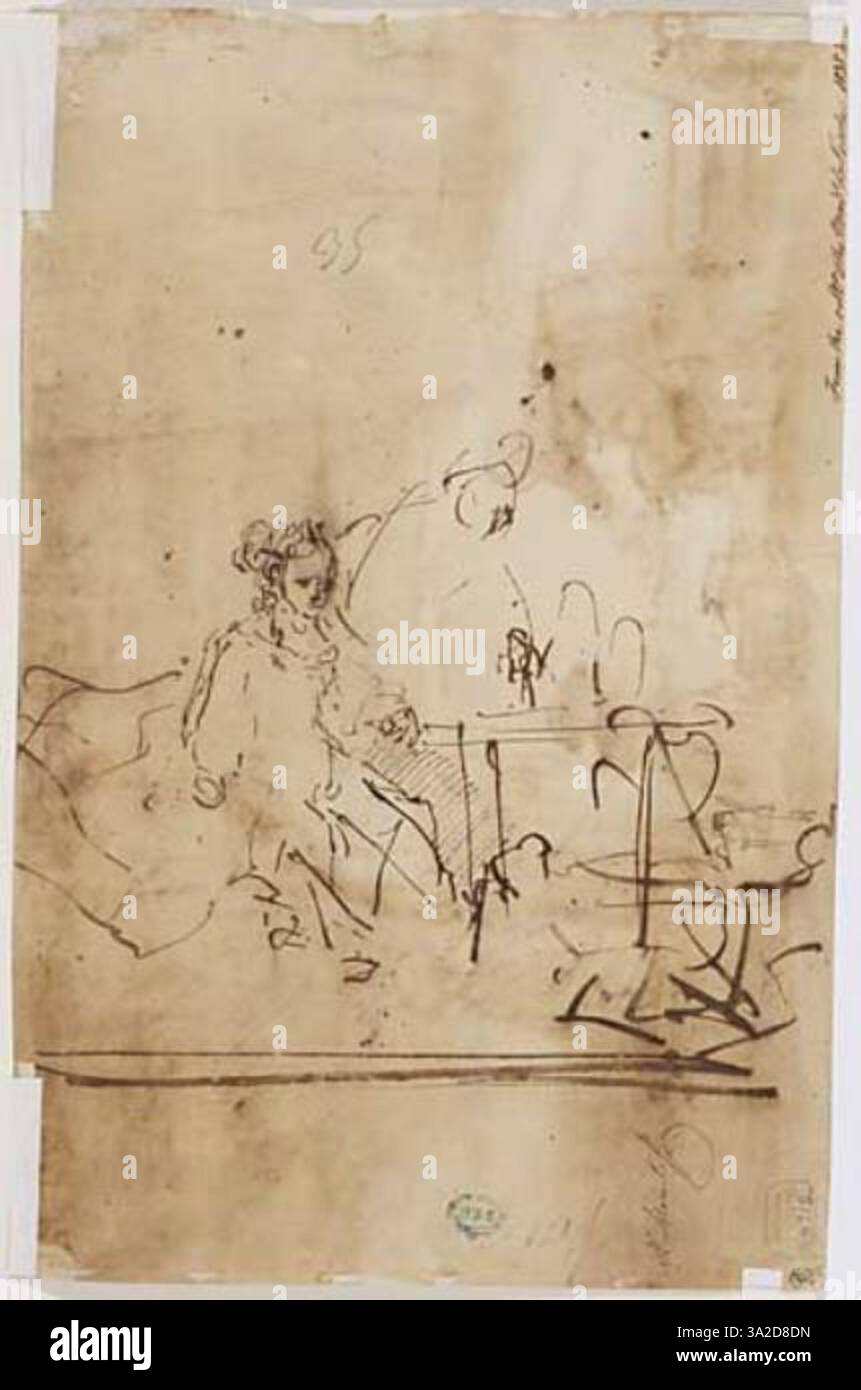 This study by Jan Victors captures a preparatory sketch for the ...