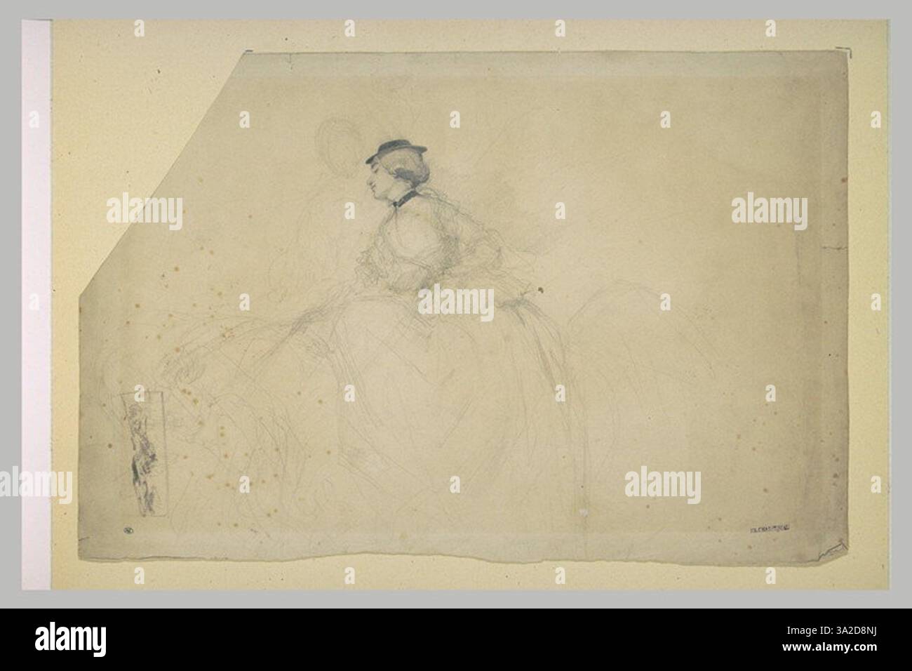 A profile view of an Amazon warrior, shown in a left-facing pose. The ...