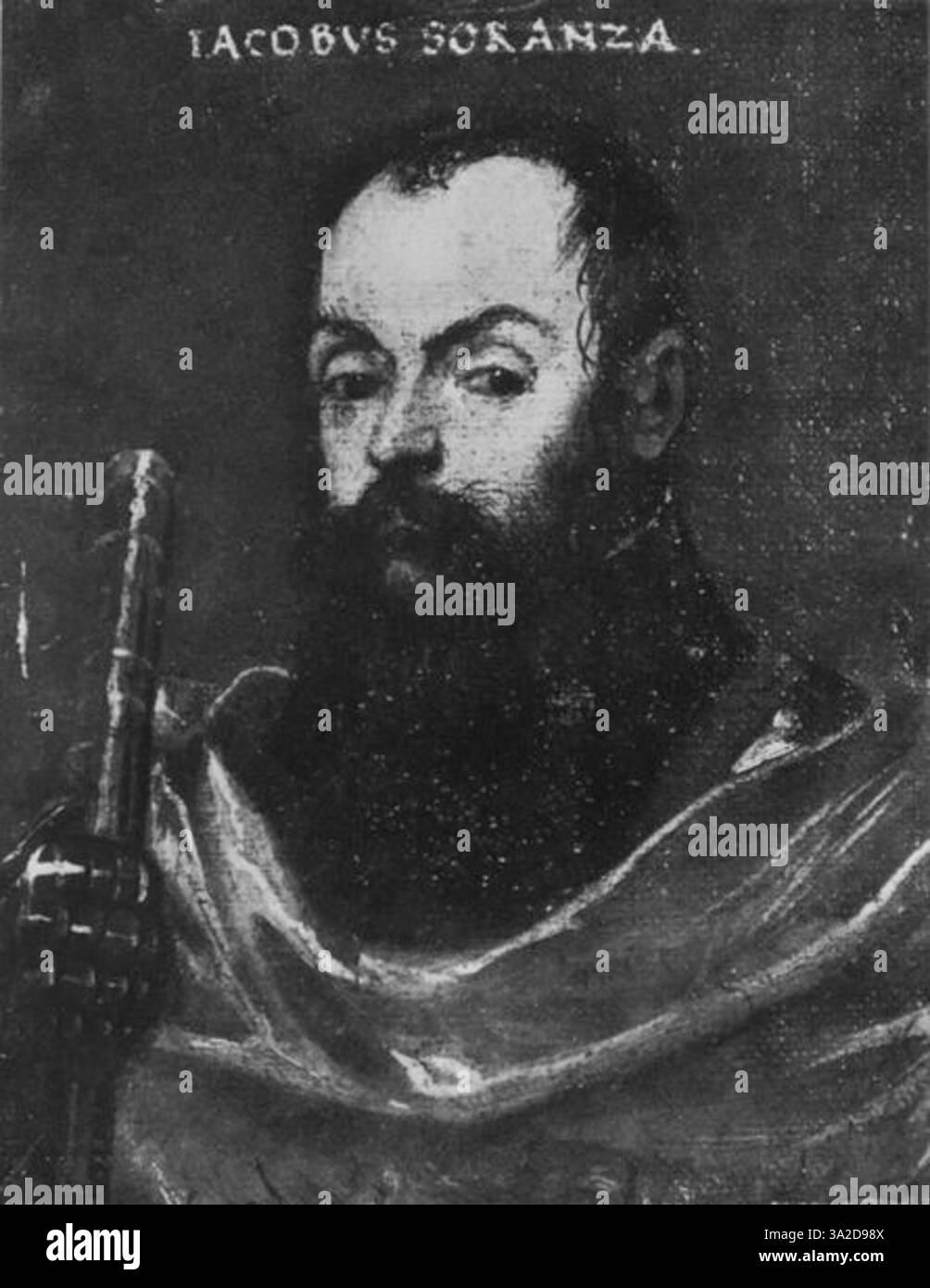 Tintoretto’s 'Tintoret 150' depicts a noble figure in the formal attire ...