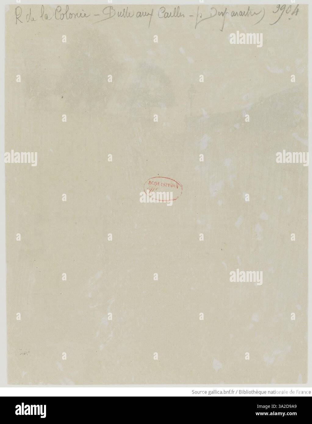 Eugène Atget’s photograph captures Rue de la Colonie in the Butte-aux ...