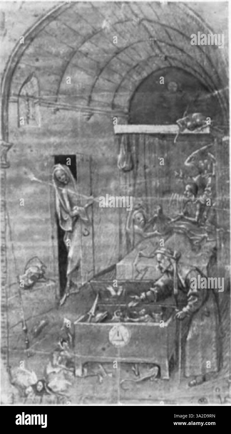 This work by Geertgen tot Sint Jans, influenced by Bosch, portrays ...