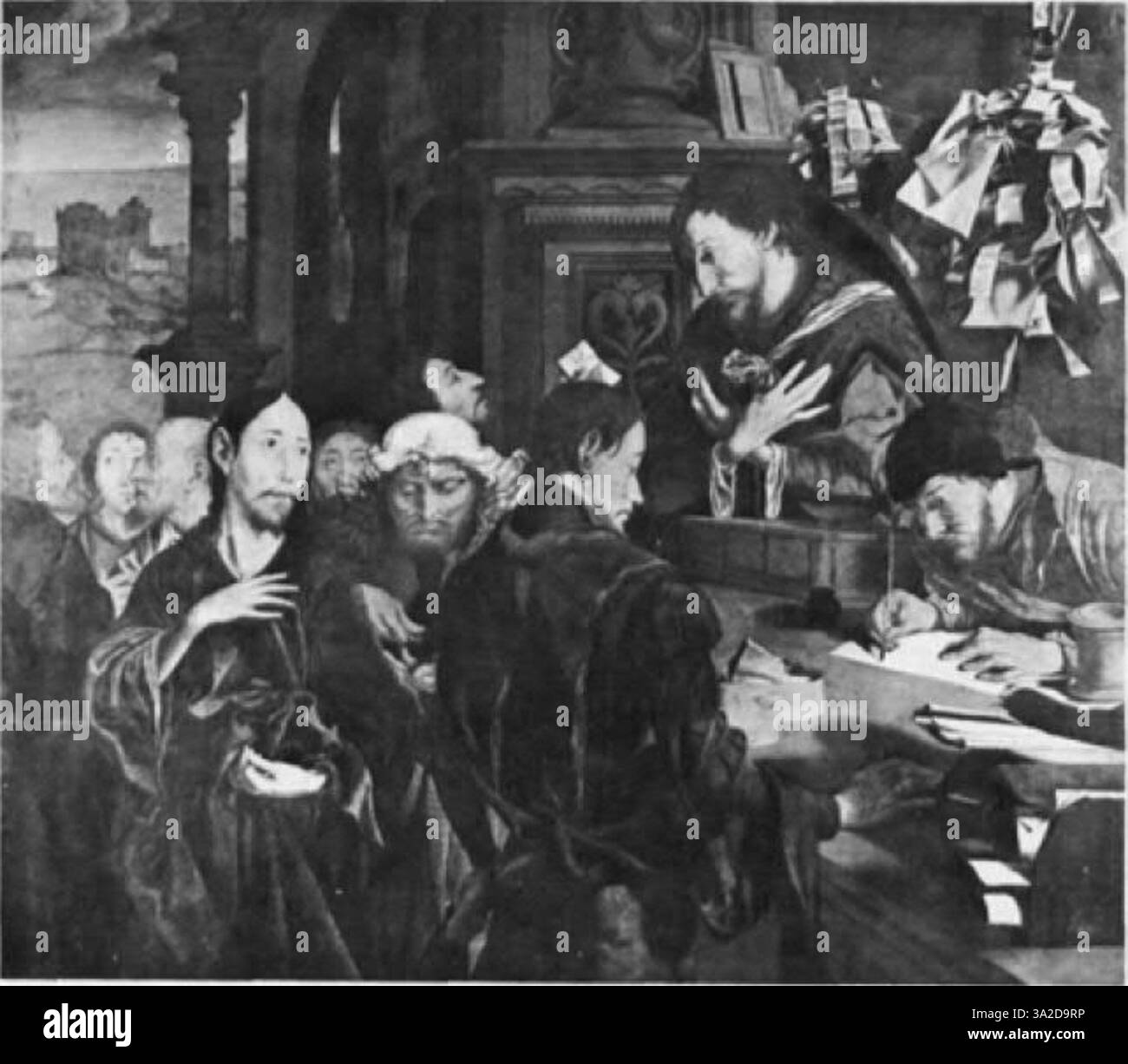 Jan van Scorel and Pieter Coeck van Aelst present a detailed religious subject, emphasizing ...