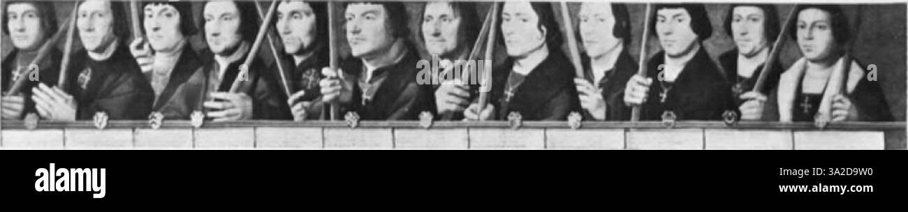 This artwork by Jan van Scorel and Pieter Coeck van Aelst portrays religious figures in lifelike ...