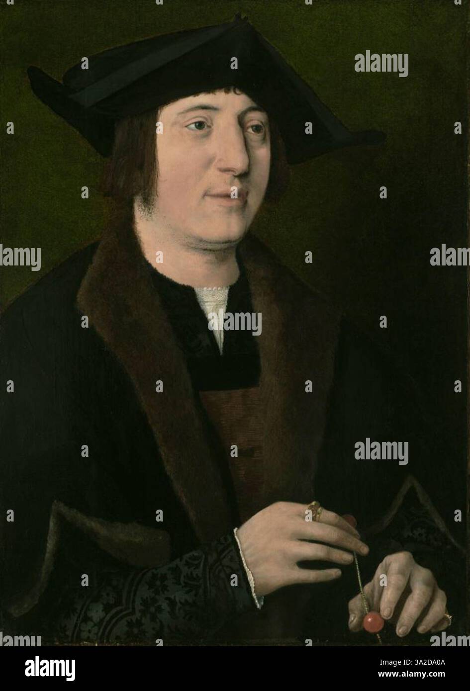 Joos van Cleve, circa 1520–1535, Portrait of a Man. This oil on panel ...