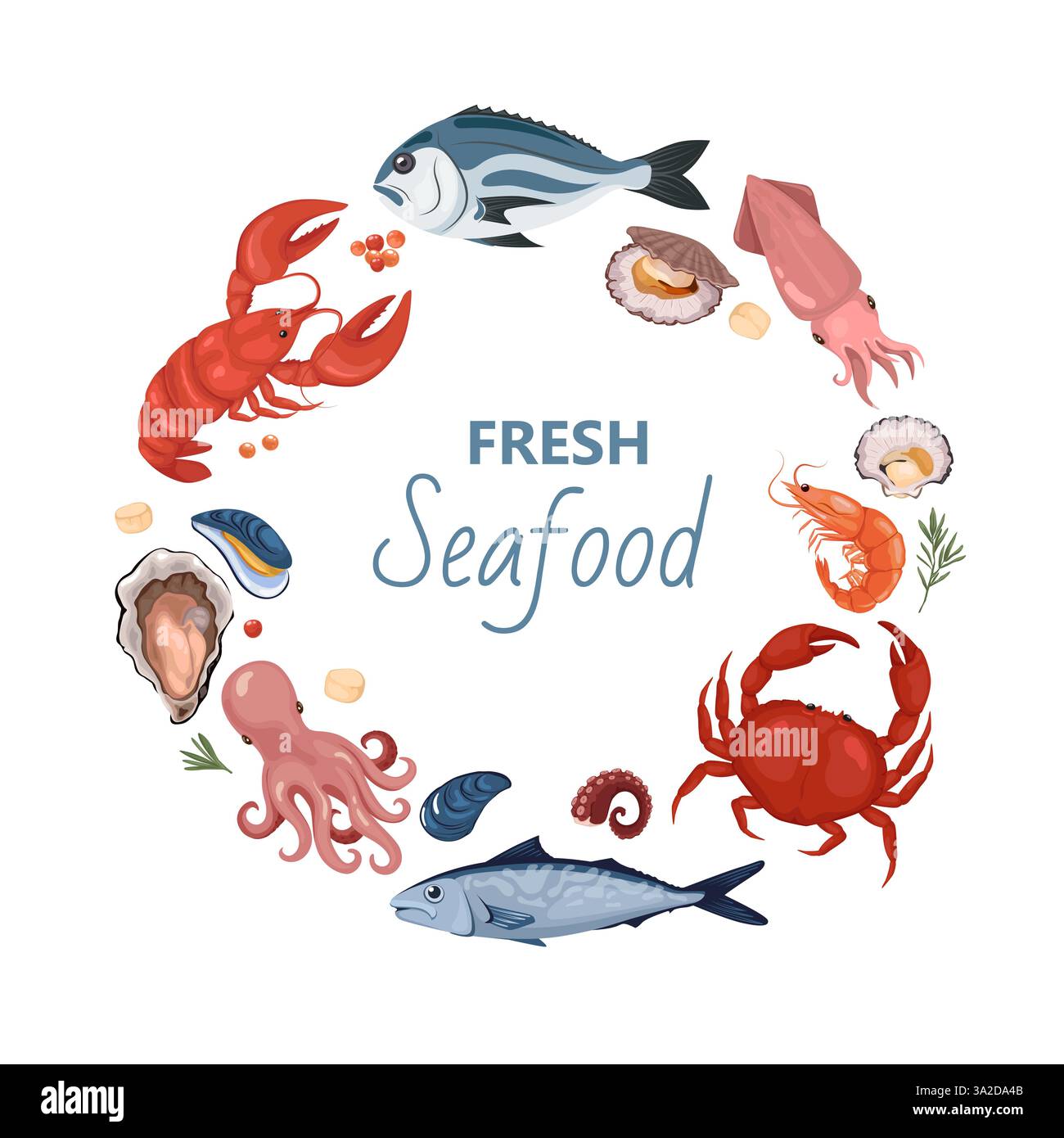 Set animal on frame Stock Vector Images - Alamy