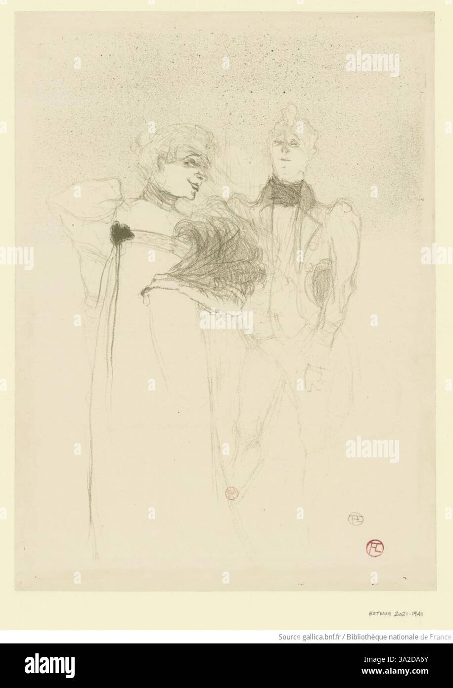 'Mademoiselle Lender, dans Madame Satan' portrays the actress ...