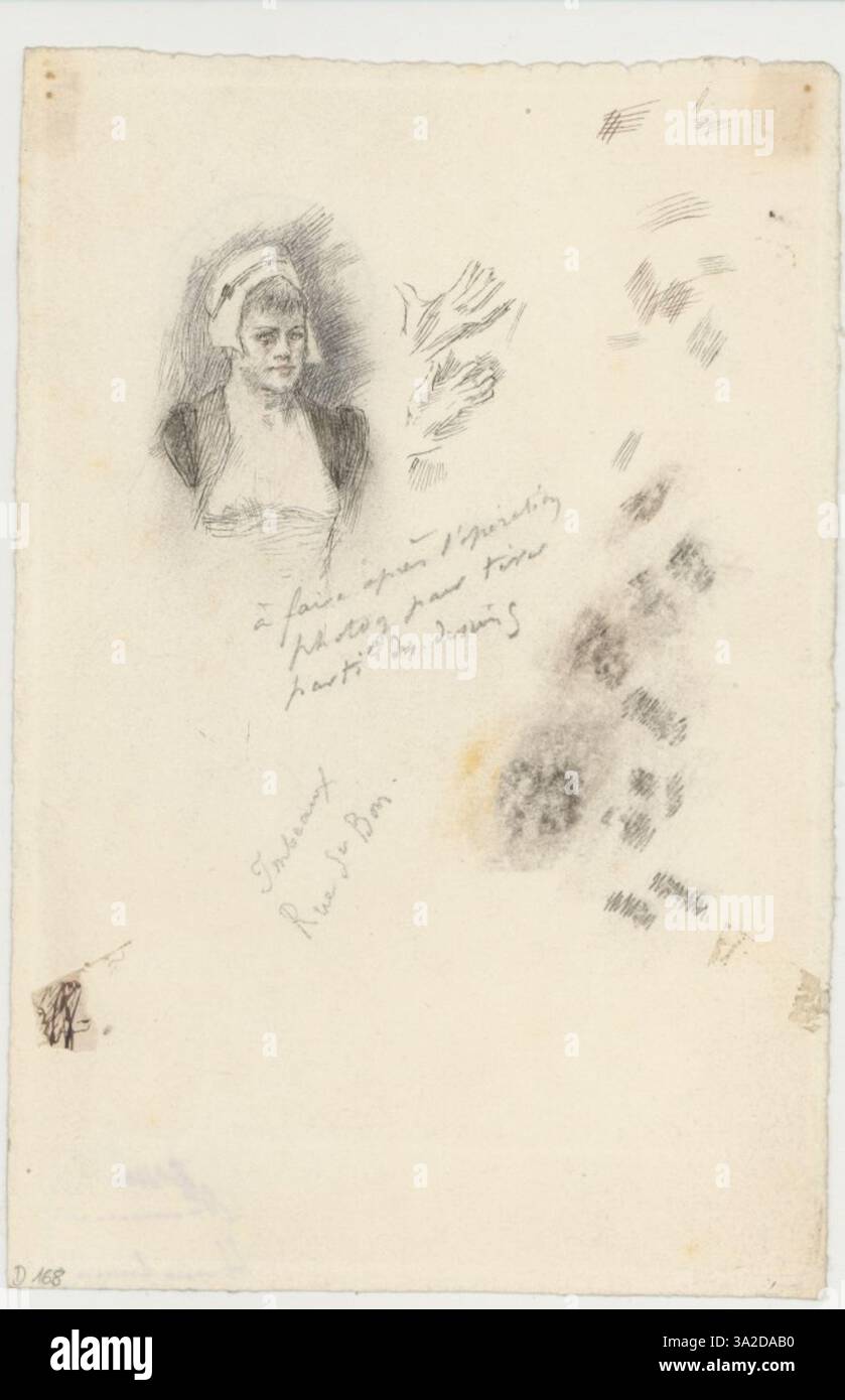 'Etude de mains' by Félicien Rops is a detailed study of hands ...