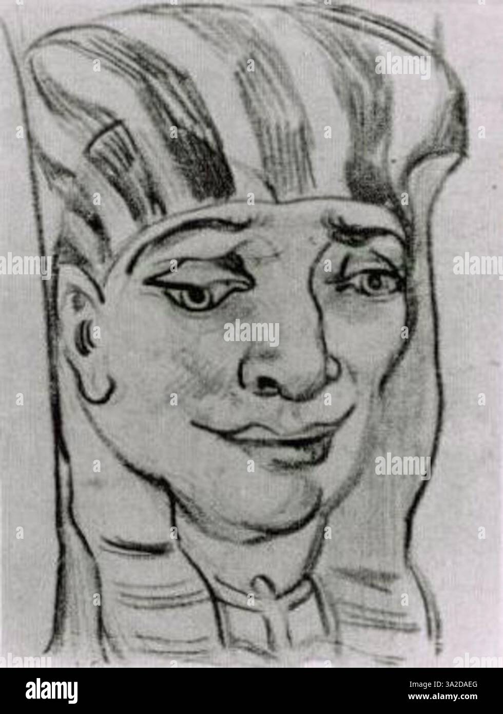 This oil painting by Vincent van Gogh uses energetic brushwork and a ...