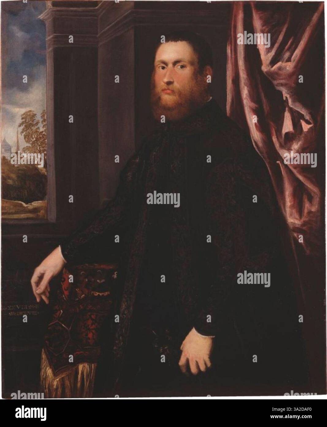 This 1548 portrait by Tintoretto features a man in refined clothing ...