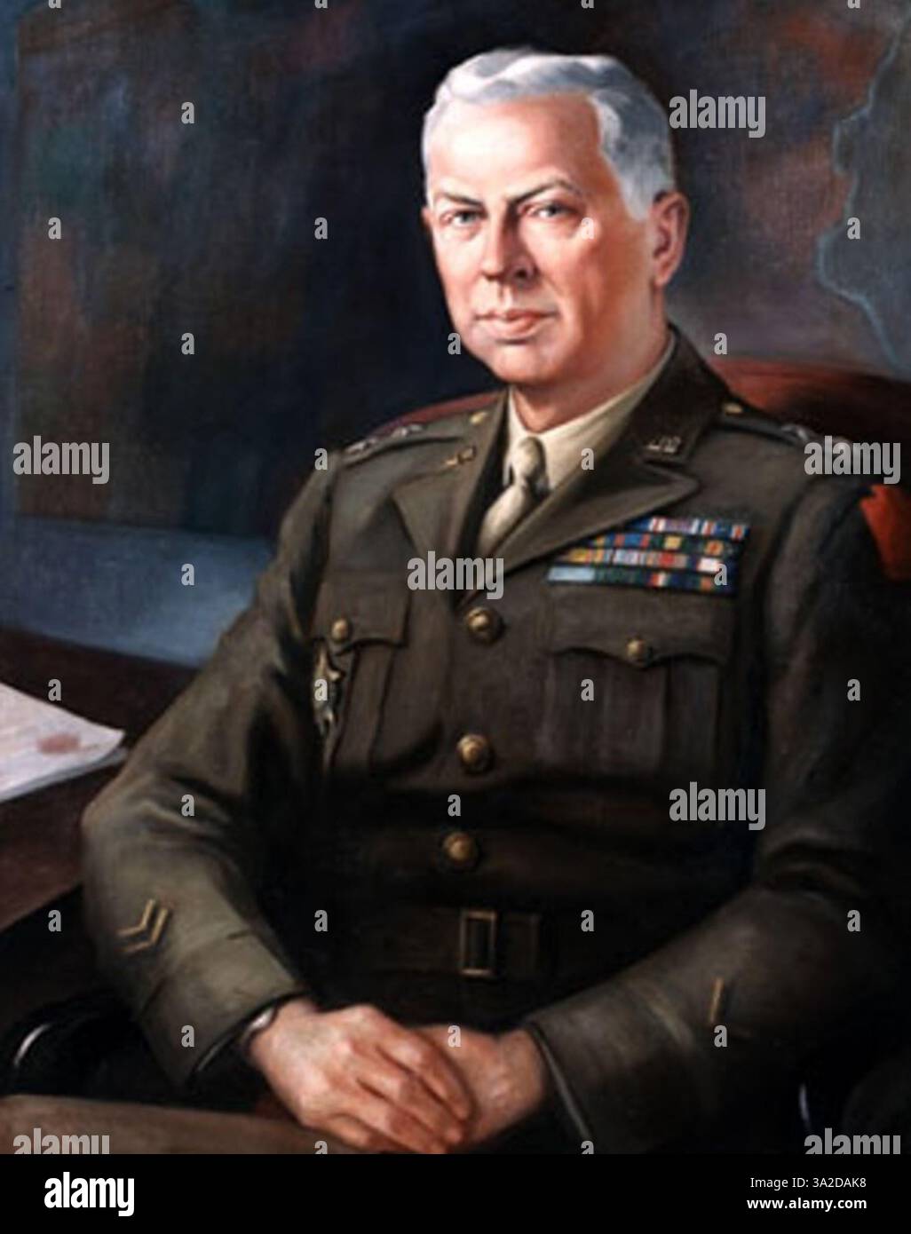 This photograph captures Edward Martin, a U.S. Army major general ...