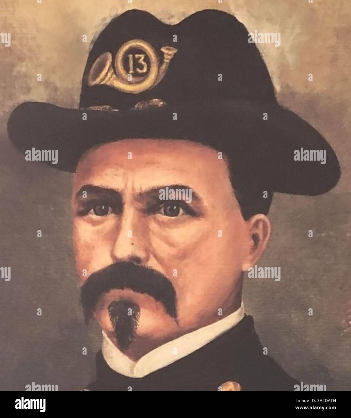 This portrait of Union Army Colonel Francis V. Randall, painted by ...