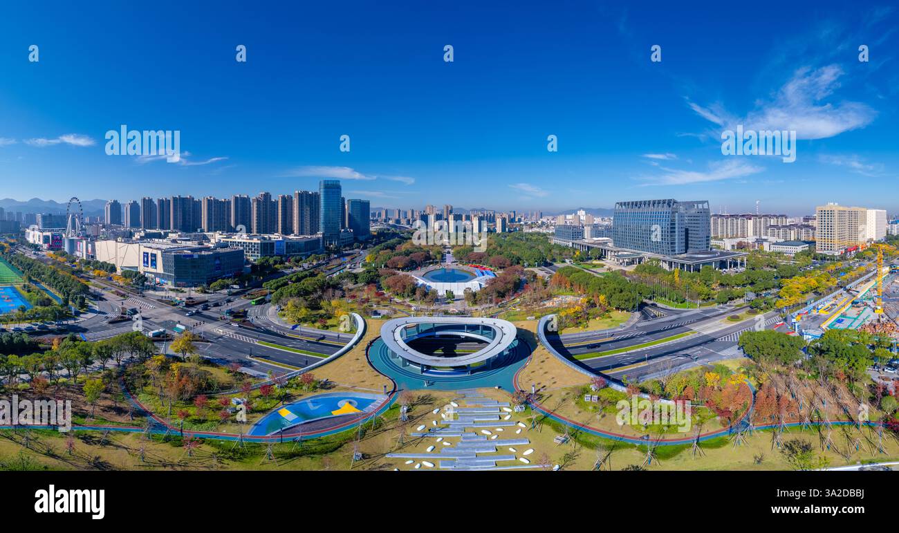 Urban Environment, Beilun District Center Park, Ningbo, Zhejiang, China ...