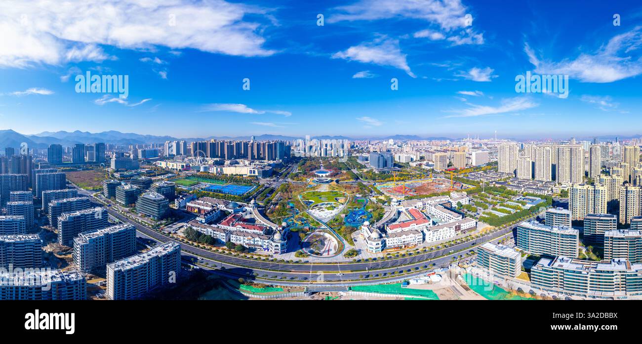 Urban Environment, Beilun District Center Park, Ningbo, Zhejiang, China ...