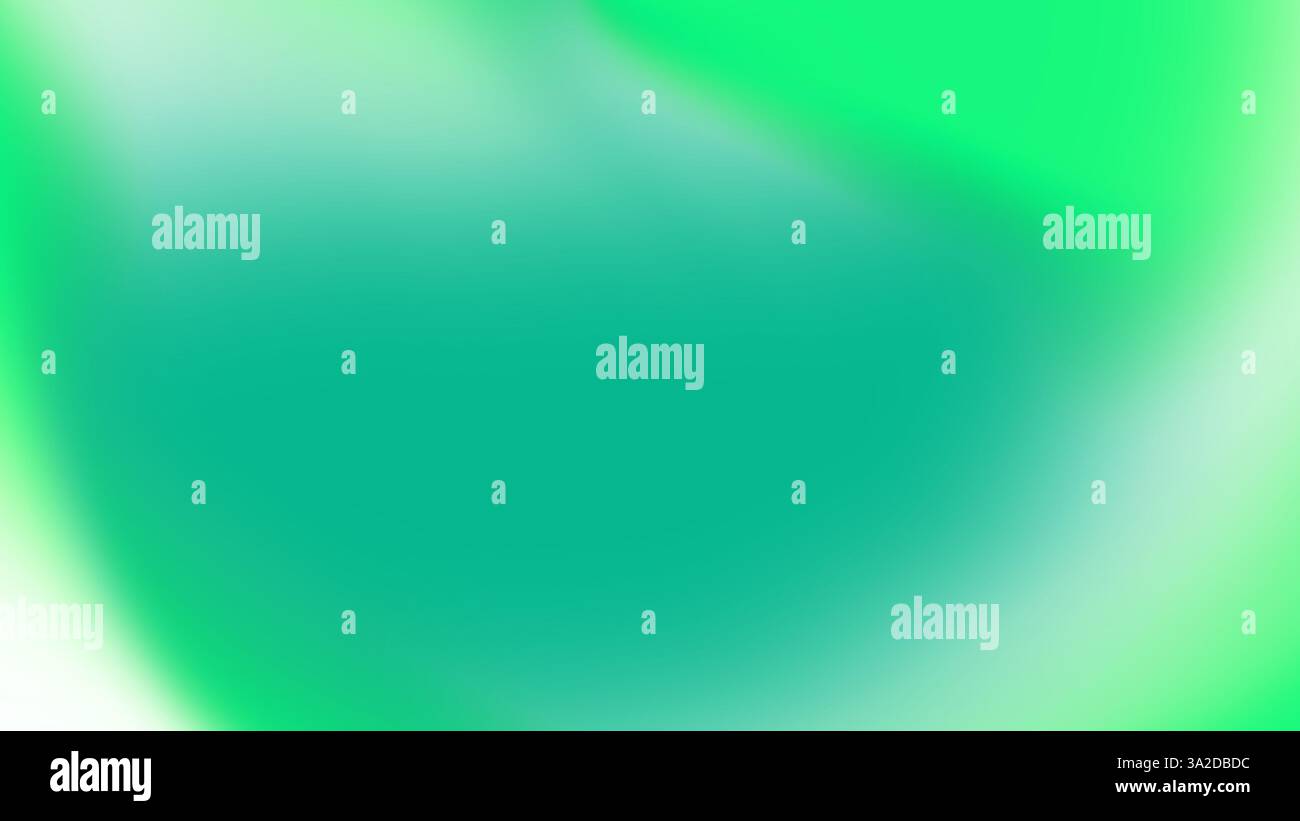 Abstract green and white gradient background creating an aurora ...