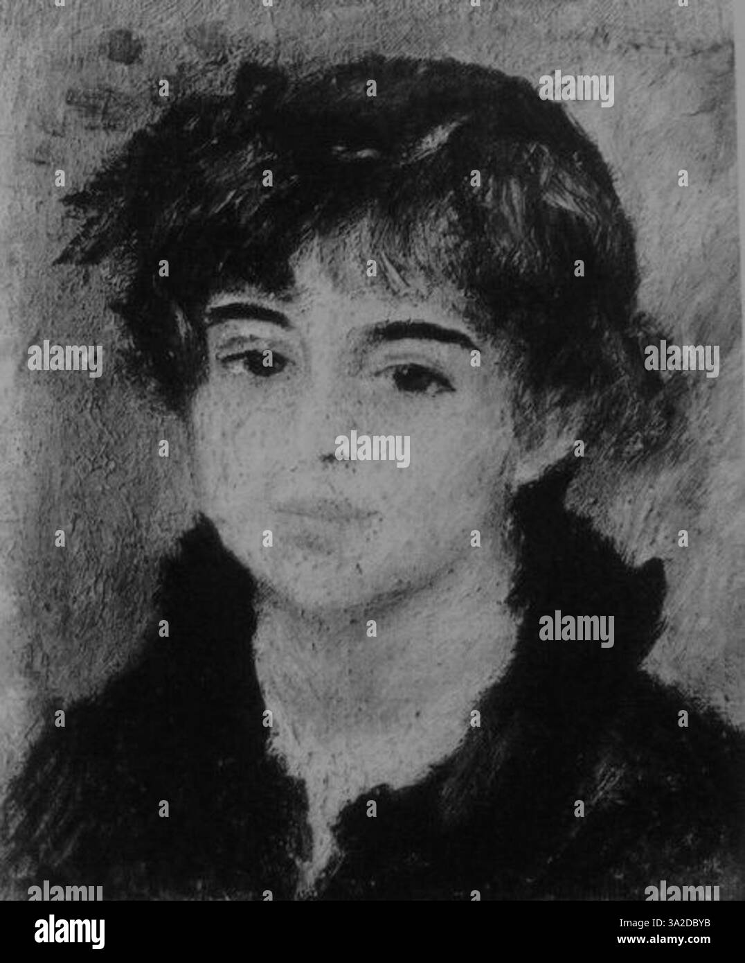 Serene scene captures figure Black and White Stock Photos & Images - Alamy