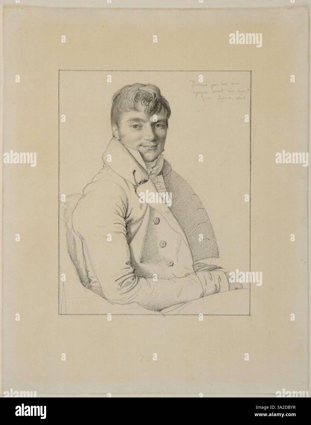 This portrait by Jean-Auguste-Dominique Ingres depicts Jean-Charles ...