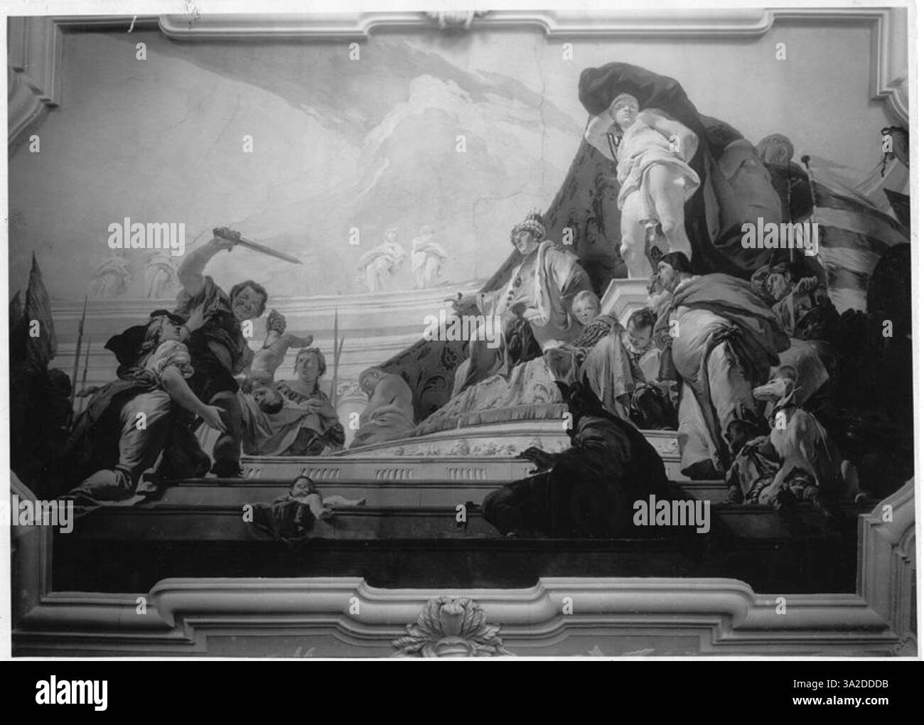 Giovanni Battista Tiepolo’s depiction of the Judgment of Solomon ...