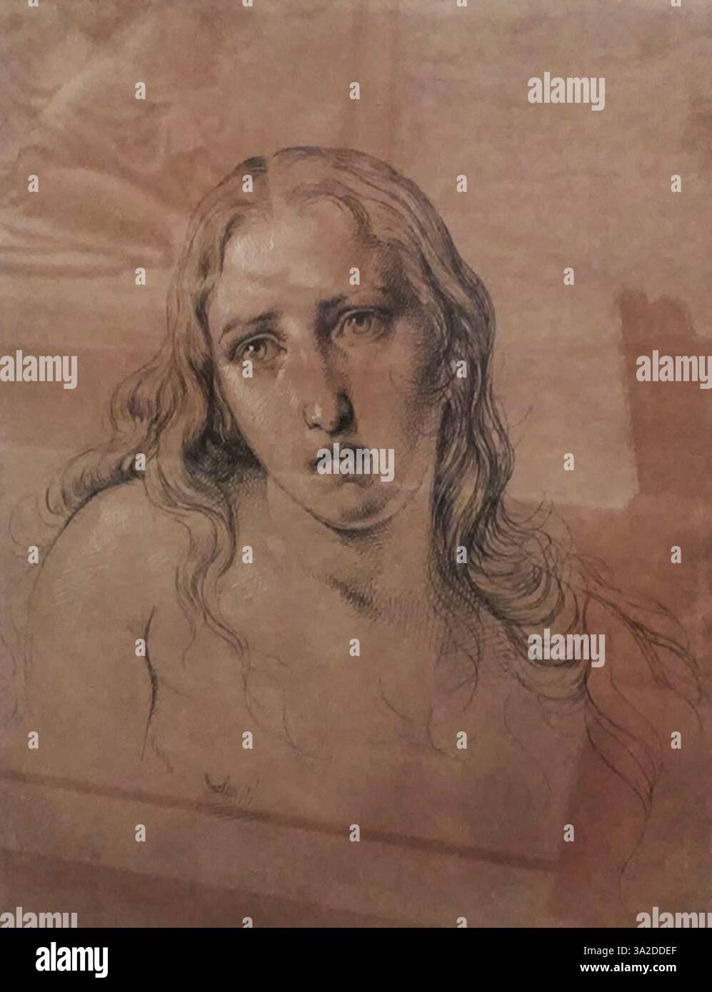 A preparatory study for 'La Maddalena penitente' (The Penitent ...