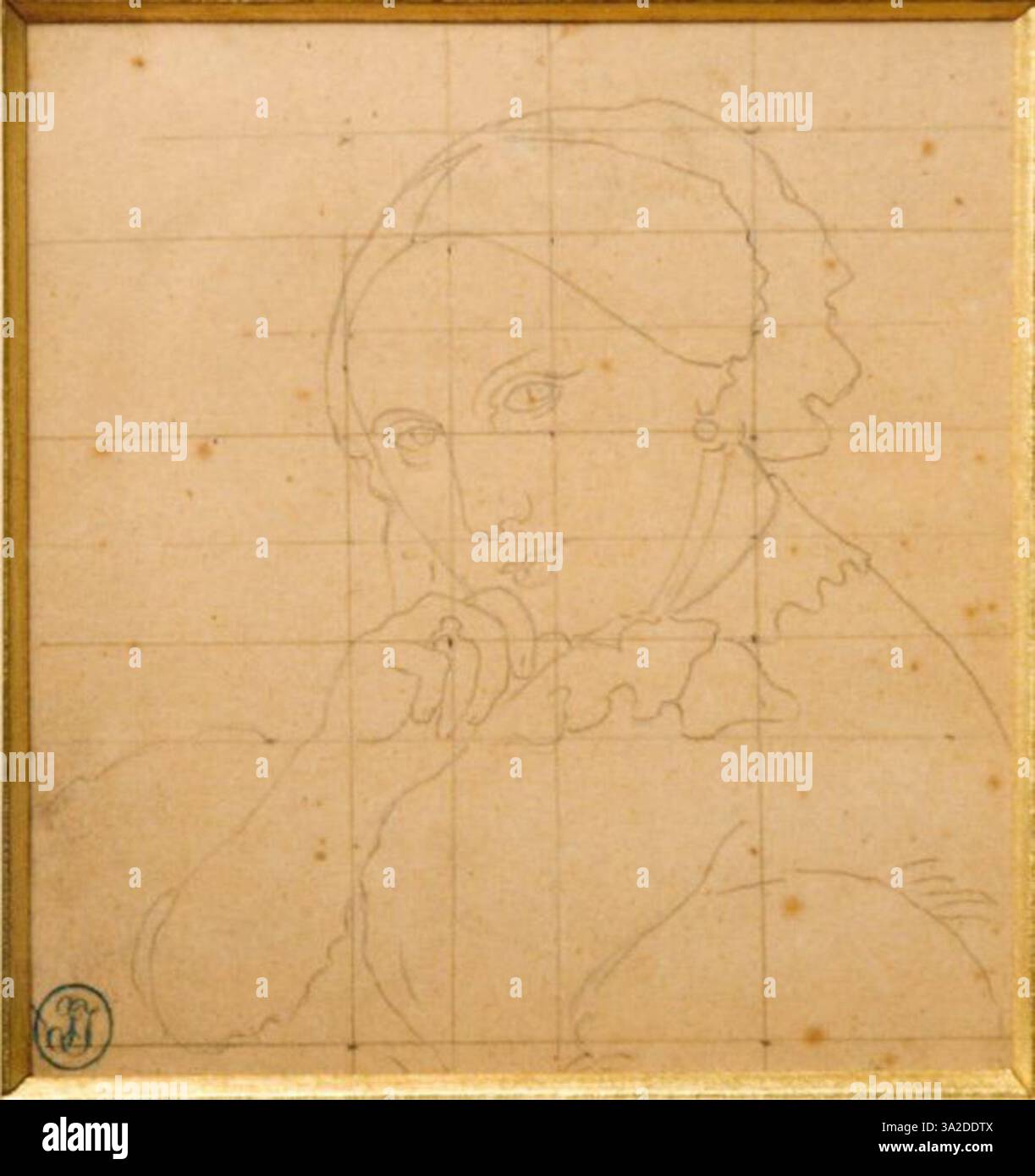 This portrait of Madame Delphine Ingres, the artist's second wife ...