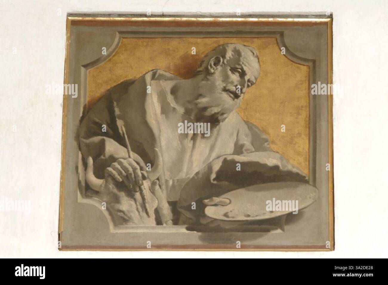 Giovanni Battista Tiepolo’s 18th-century painting, Saint Luke the ...