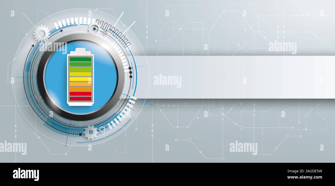Battery Button Circuit Board Banner Battery button with banner and ...