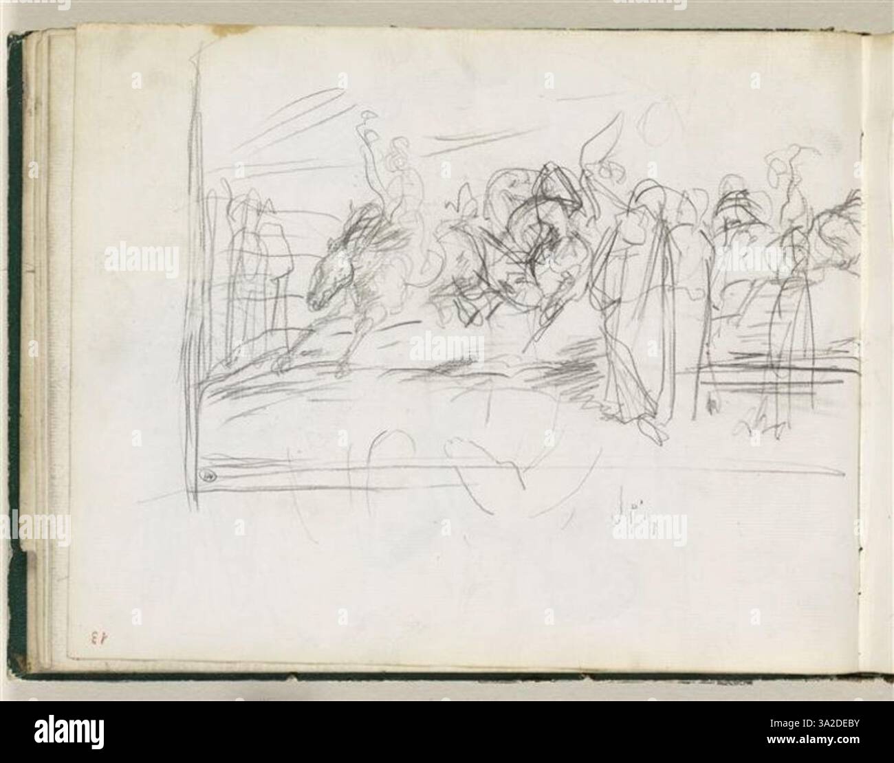 This study by Chassériau focuses on a dynamic human figure with great ...