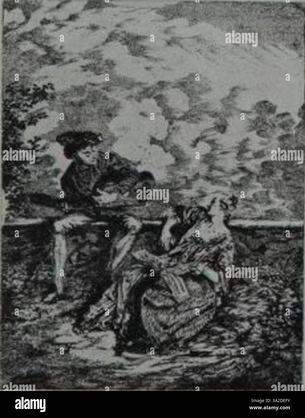 This Rococo work by Watteau features aristocratic figures in a tranquil ...