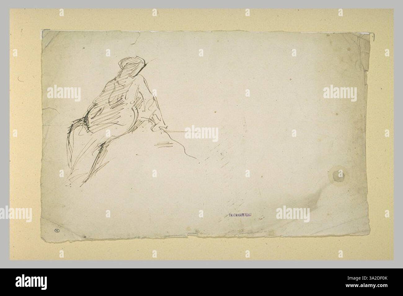 A study of a seated woman on a rock, her posture and the interaction ...