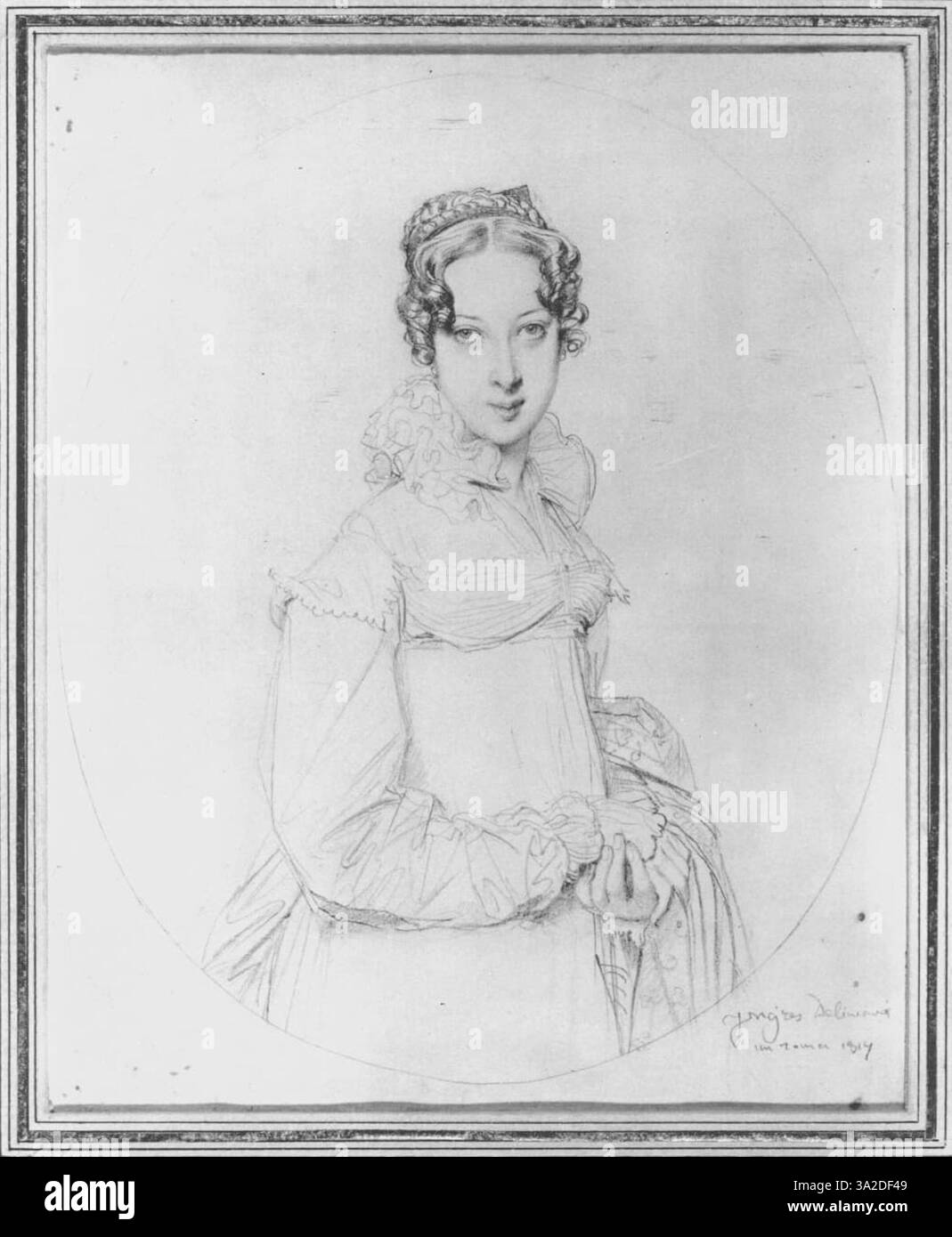This portrait by Jean-Auguste-Dominique Ingres from 1817 depicts Luisa ...