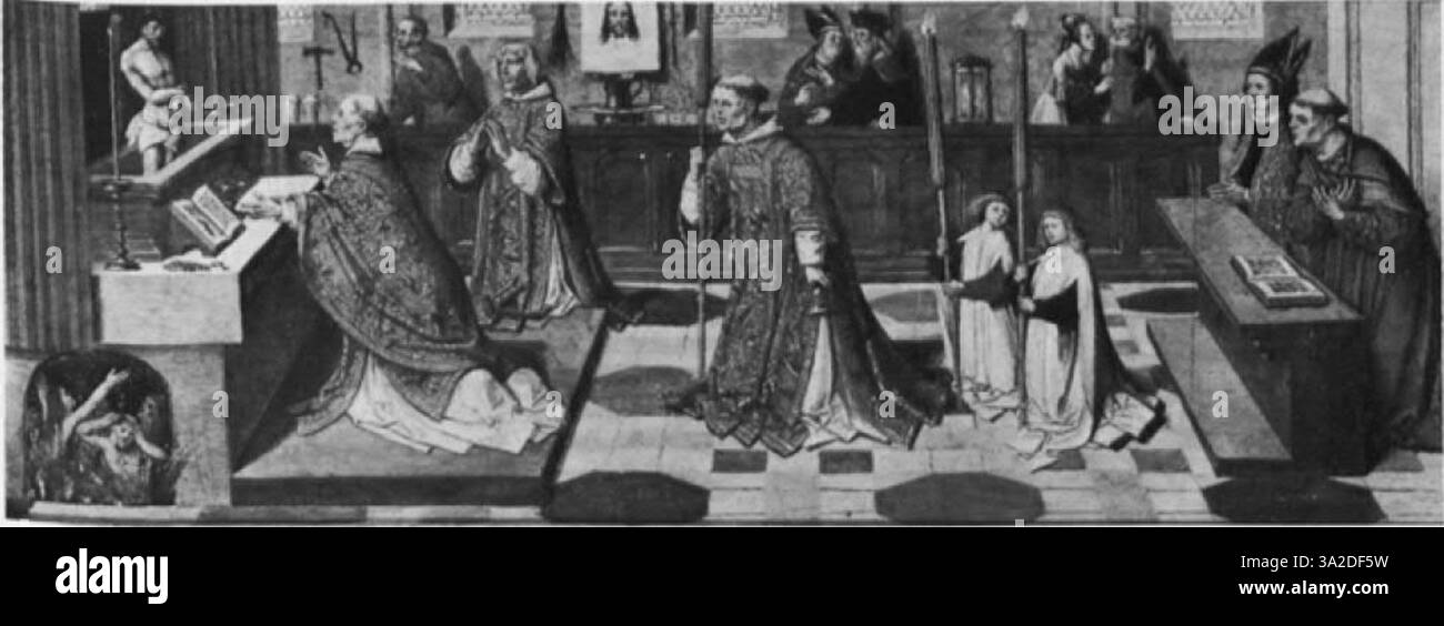 This painting by Jan van Scorel and Pieter Coeck van Aelst emphasizes ...