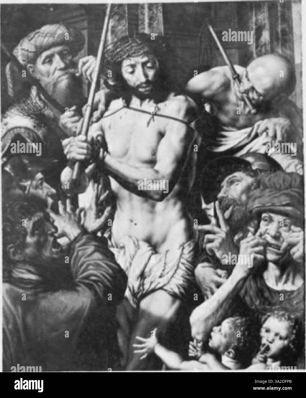 Jan van Scorel and Pieter Coeck van Aelst’s work portrays a religious subject with meticulous ...