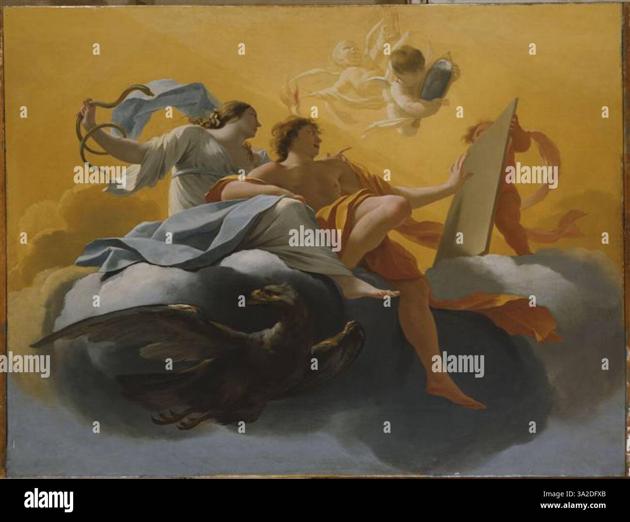 Simon Vouet’s Allegory of Prudence depicts the personification of ...