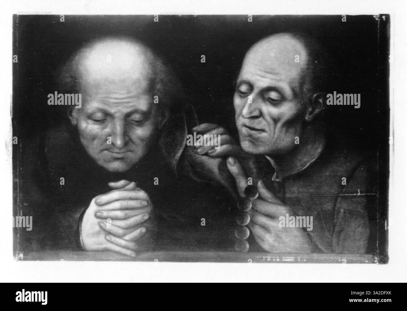 Two panel painting Black and White Stock Photos & Images - Alamy