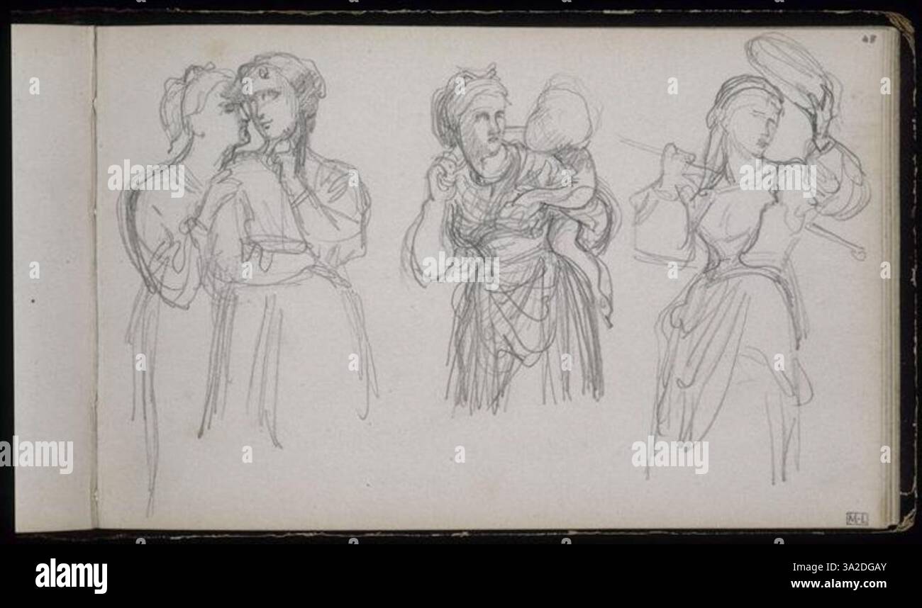 'RF 52741, 53' by William-Adolphe Bouguereau features a beautifully ...