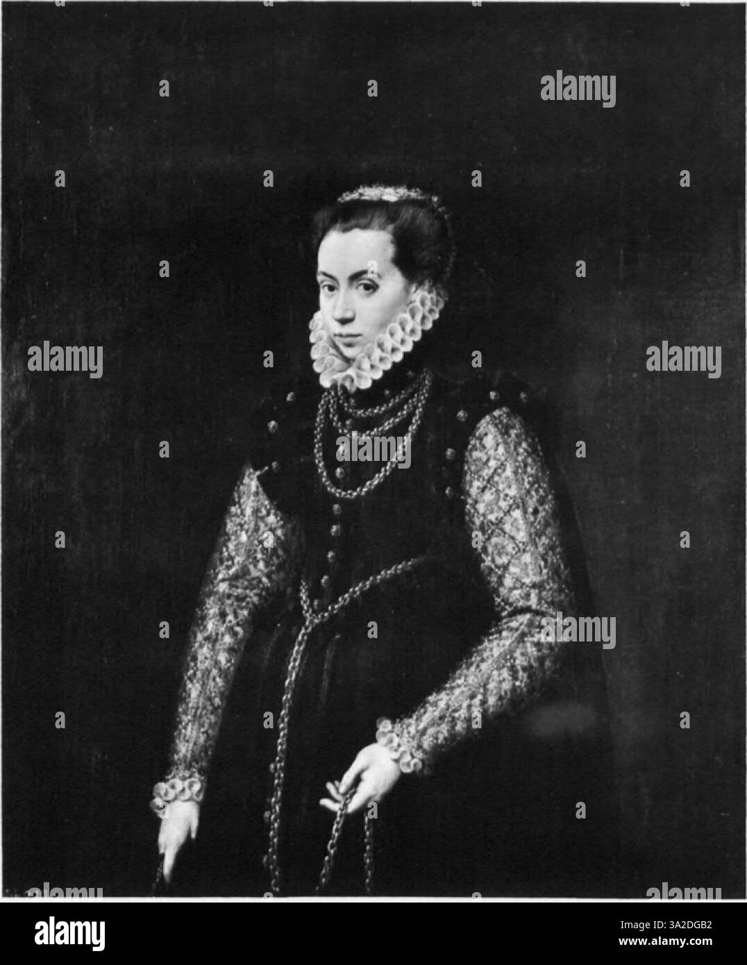 Antonis Mor’s portrait captures a noble figure dressed in formal ...