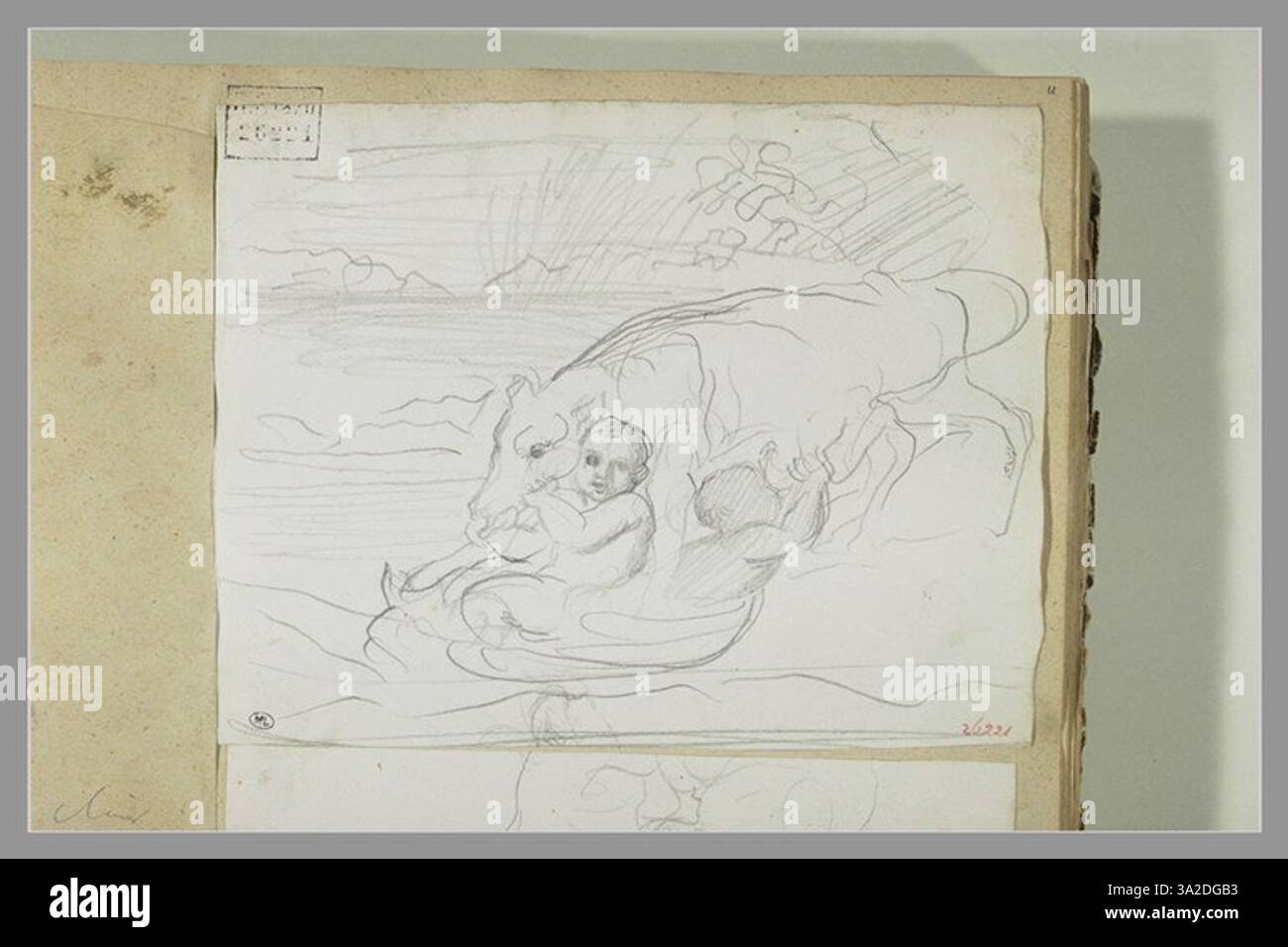 This image represents Romulus and Remus with the she-wolf, a key moment ...