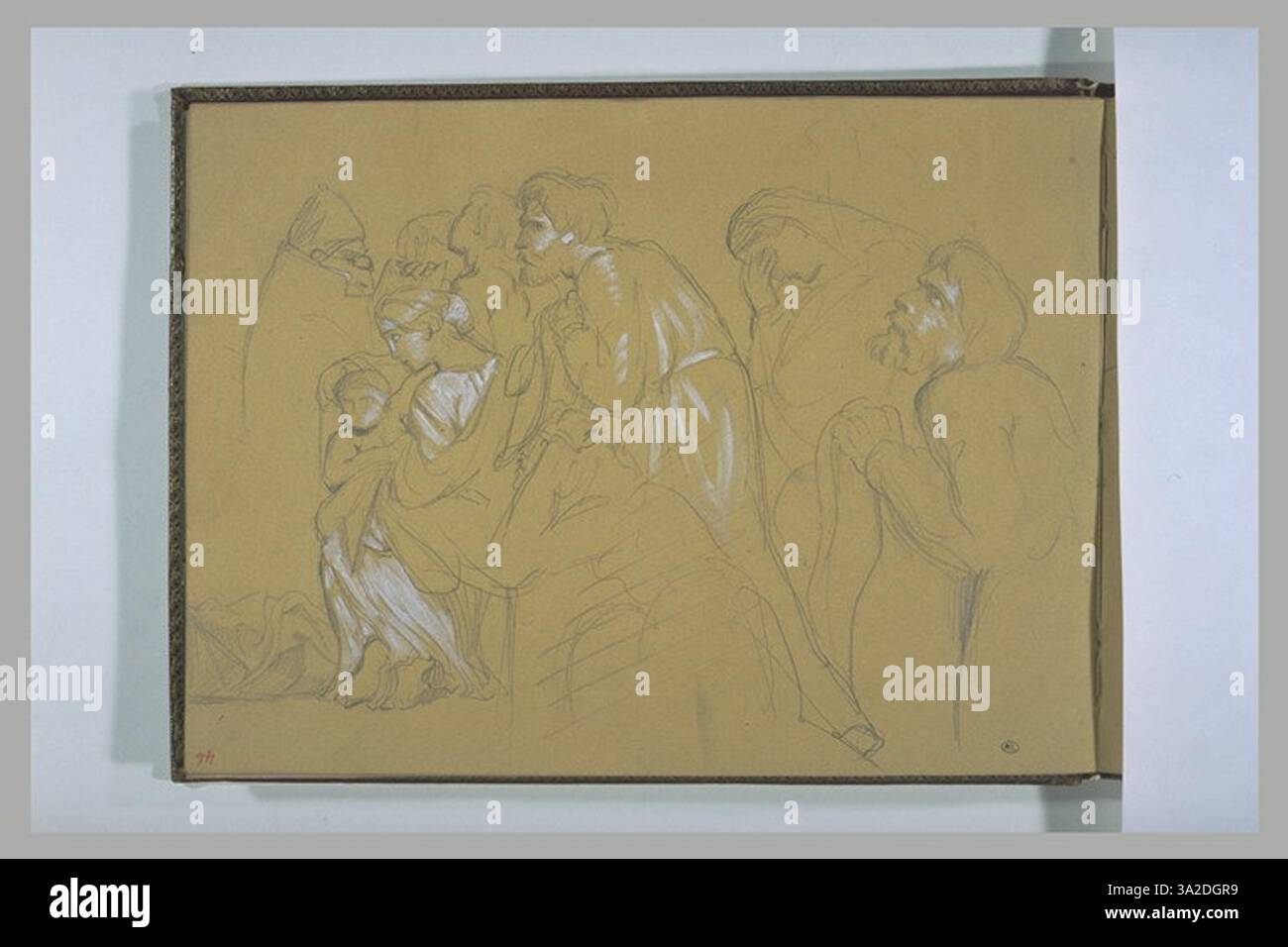 Théodore Chassériau's work demonstrates a harmonious blend of classical ...