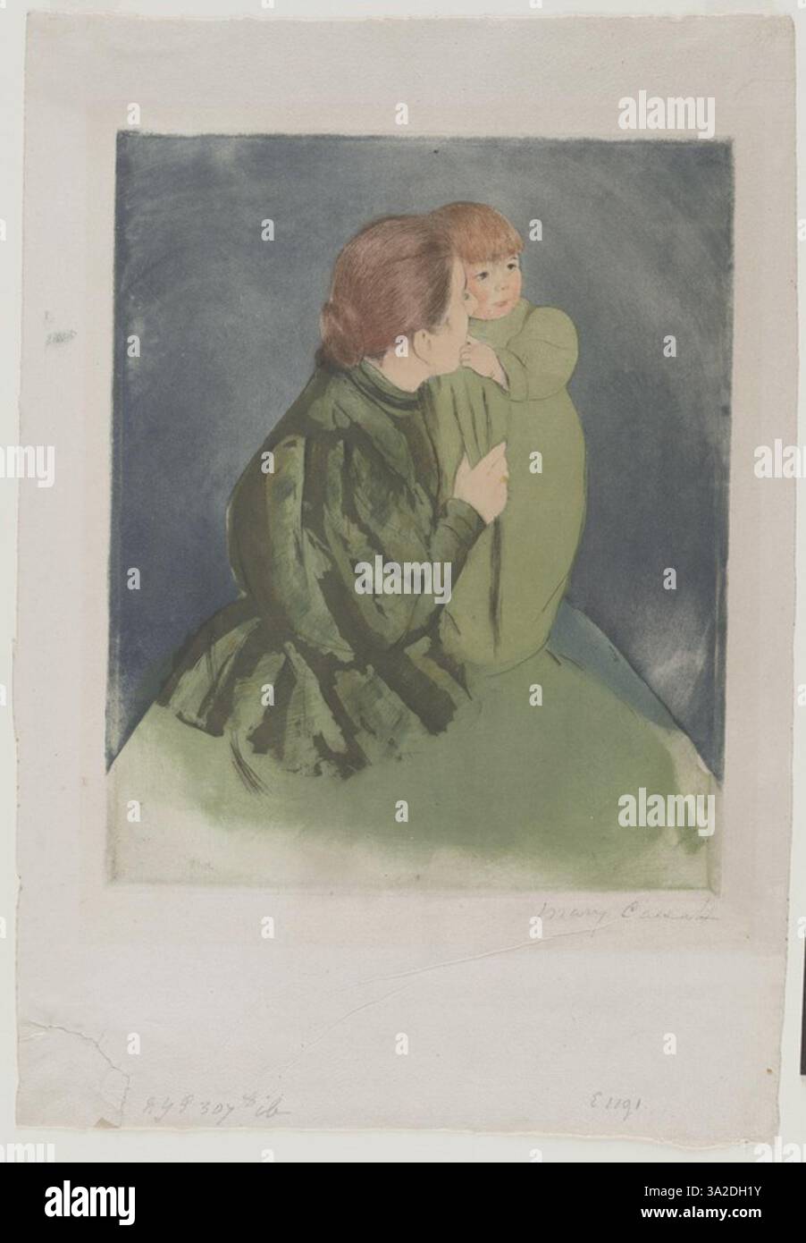 'Peasant Mother and Child' depicts a rural mother with her child ...