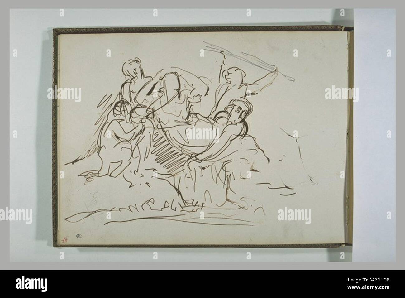 In this artwork, Théodore Chassériau employs his signature style ...