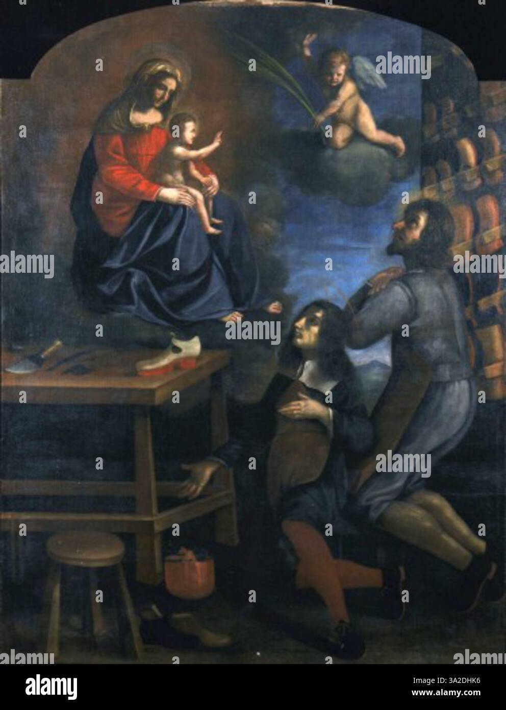 This 17th-century painting by Guercino shows the Madonna in a serene ...