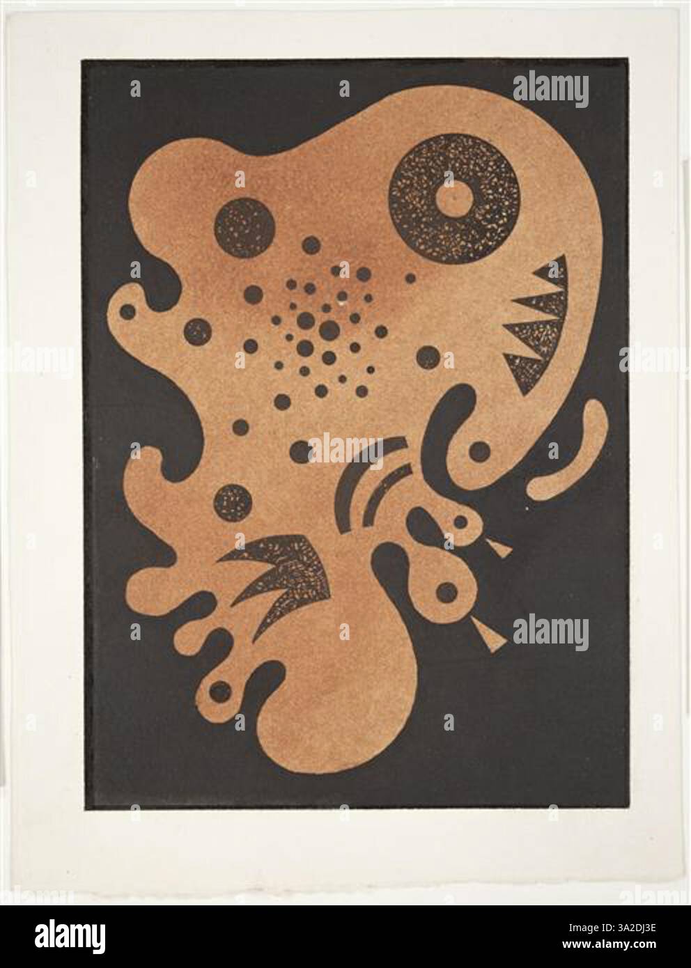 'Brun' by Wassily Kandinsky presents a warm color palette with earthy ...