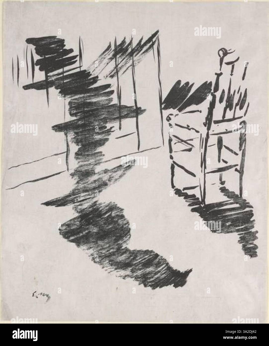 'That Shadow That Lies Floating on the Floor (The Chair)' by Manet ...