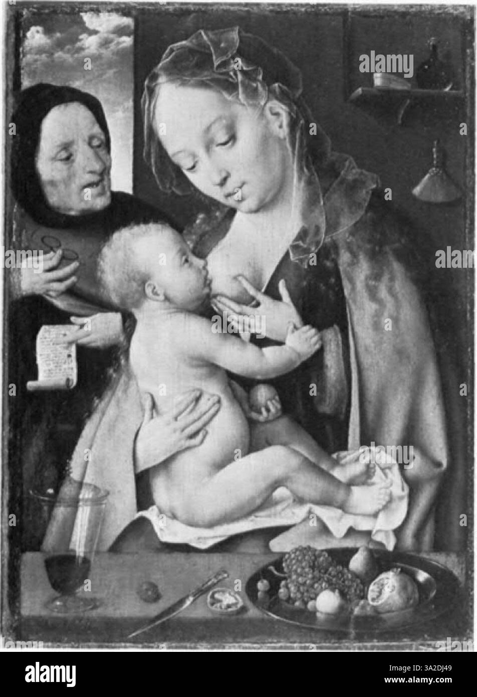 This painting by Joos van Cleve, Jan Provost, and Joachim Patenier exemplifies the Northern ...