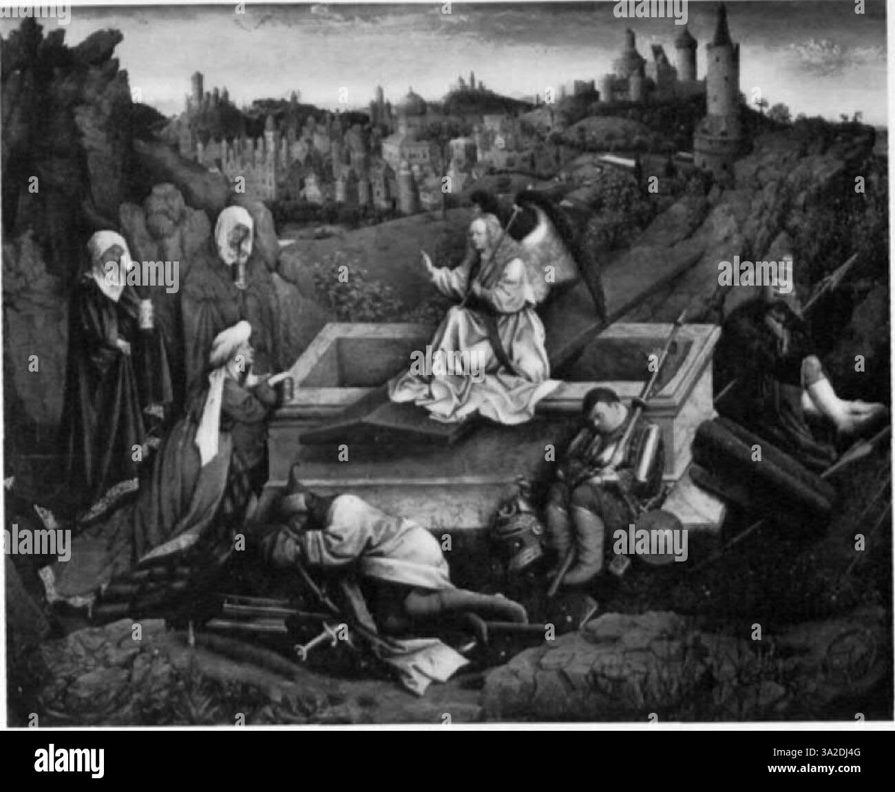 This plate emphasizes the skill of the van Eycks and Petrus Christus in ...